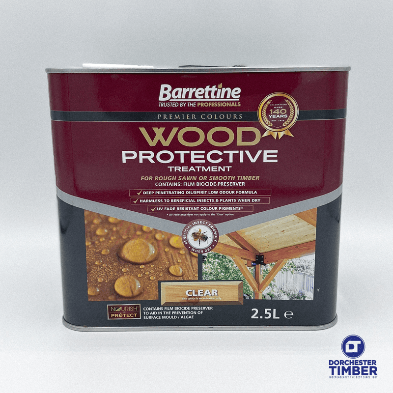 Barrettine Wood Protective Treatment (2.5Ltr) (Various Colours ...